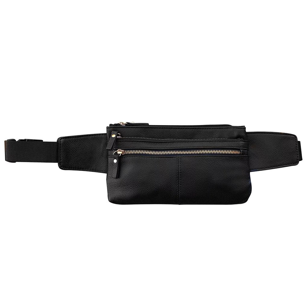 Genuine Leather Fanny Pack Cellphone Holder Organizer By Silver Fever ...