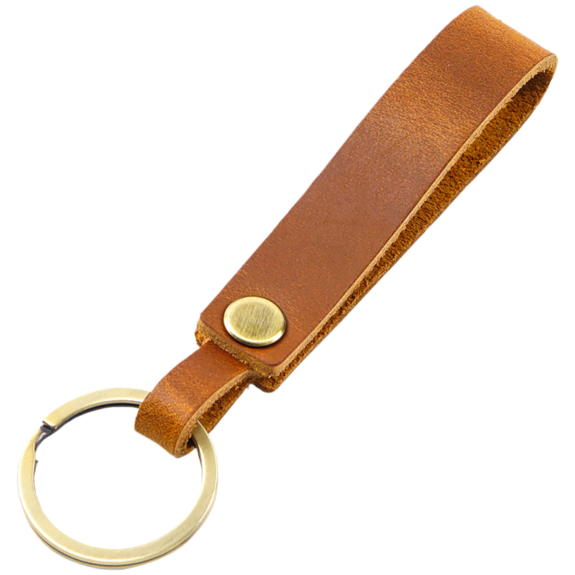 Genuine Leather Keychain, Leather Key Chain Holder for Men and Women ...