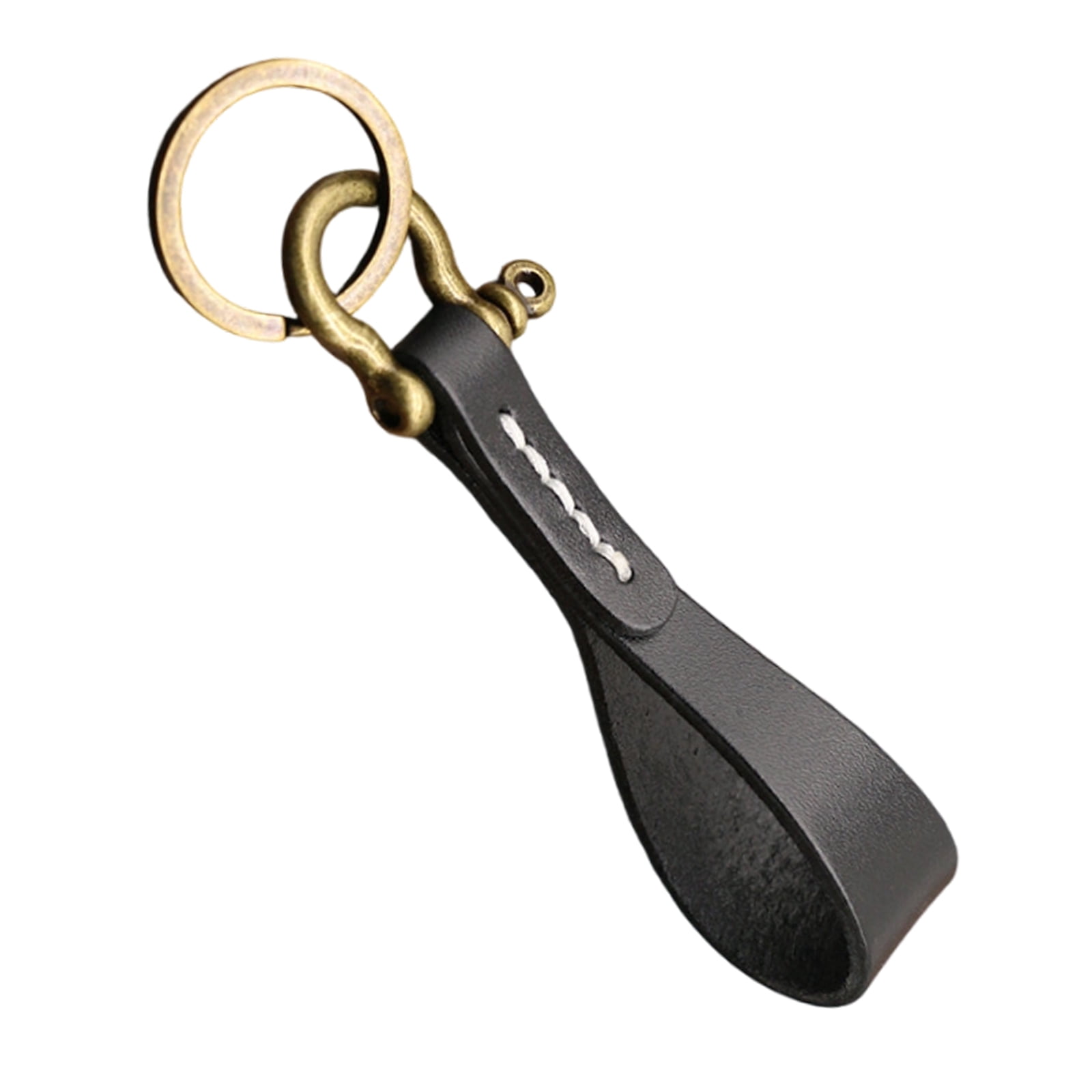 Genuine Leather Keychain Universals Key Fobbed Keychain Full Grains ...