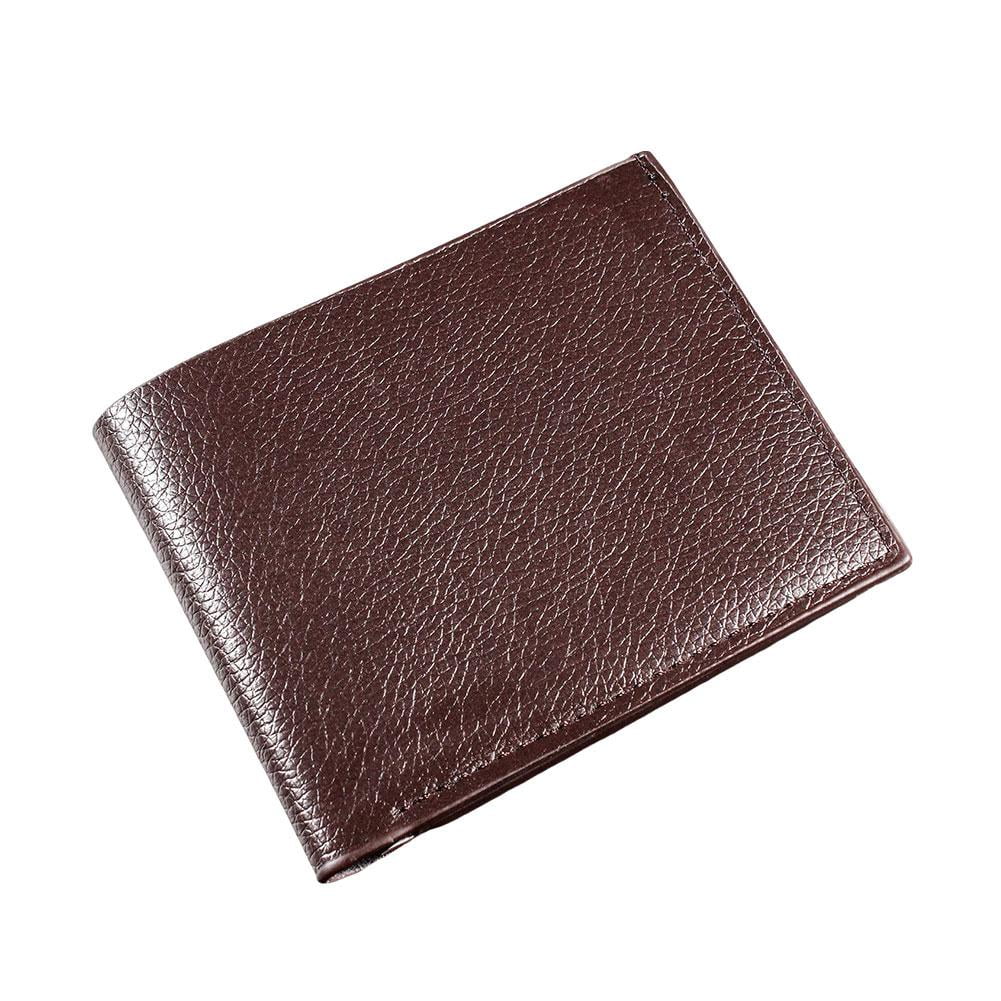 Genuine Leather Men Wallets Real Cowhide Wallets For Man Walete Black ...