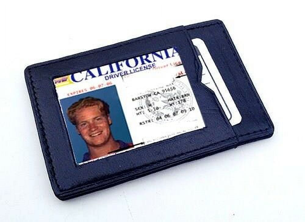 Genuine Leather Men's Magic Wallet Credit Card/ID/Coin Pocket - Walmart.com