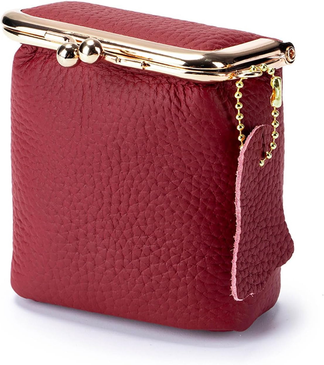 Genuine Leather Mini Jewelry Box, Portable Vintage-Inspired Genuine ...