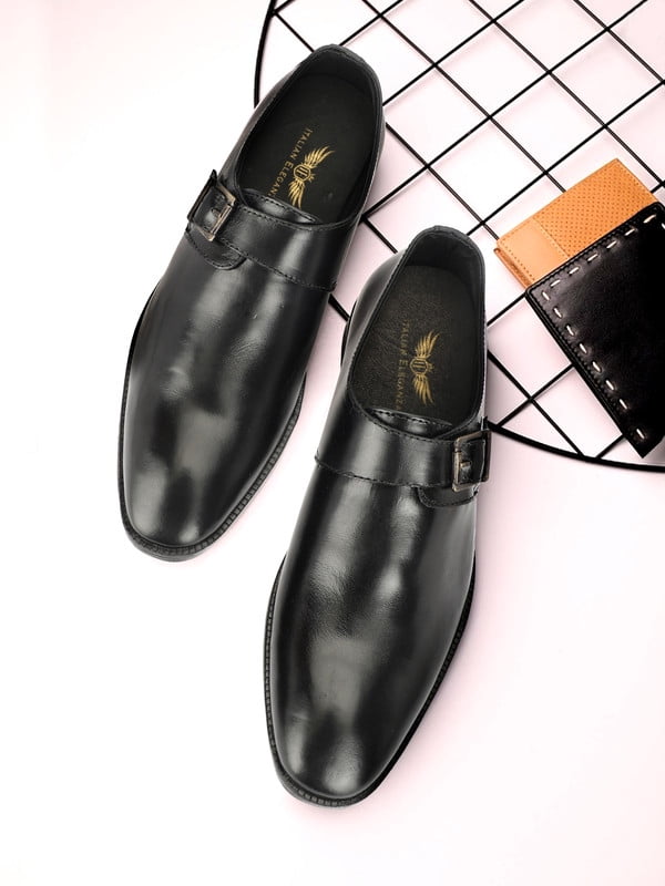 Genuine Leather Monkstrap Shoes - Walmart.com