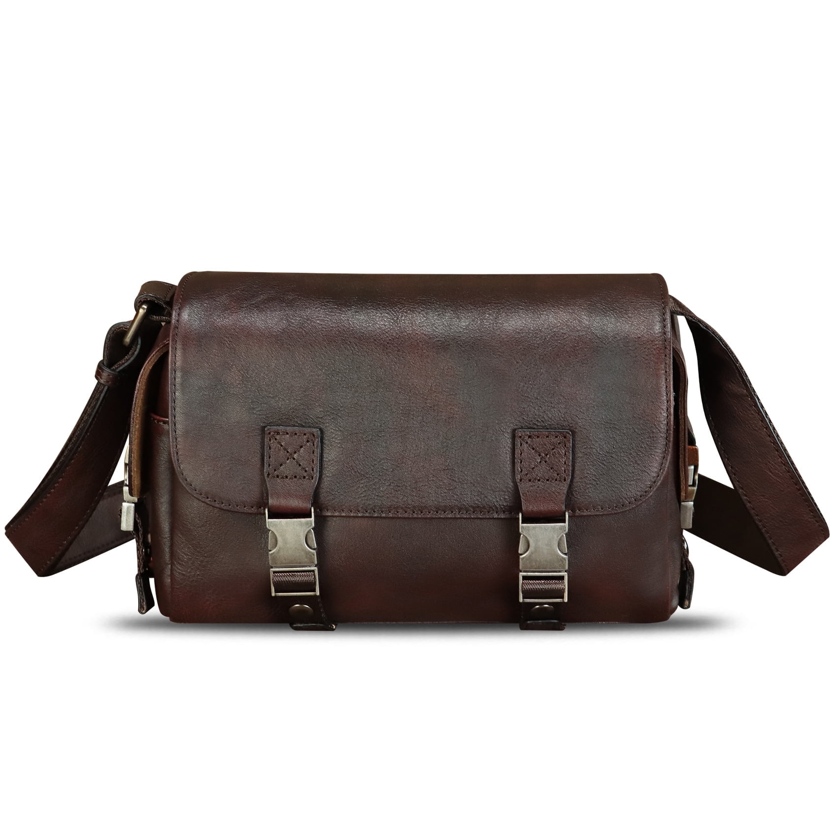 Genuine Leather Purses for Men Messenger Bag Crossbody Shoulder Bag ...