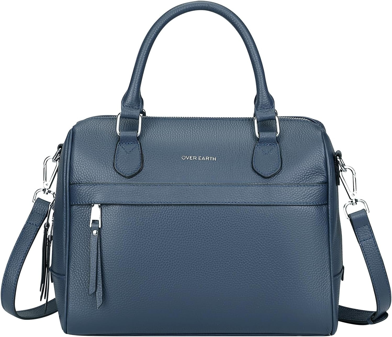 Genuine Leather Satchel Top-Handle Handbags for Women Ladies Crossbody ...