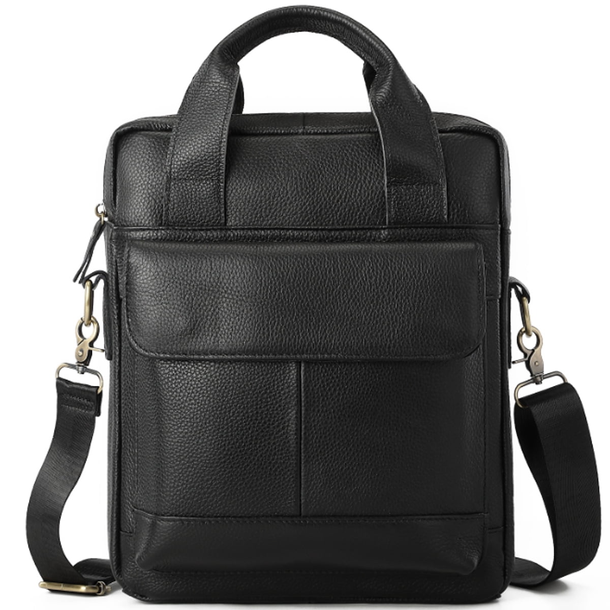 Genuine Leather Shoulder Messenger Bag for Men Adjustable Shoulders ...