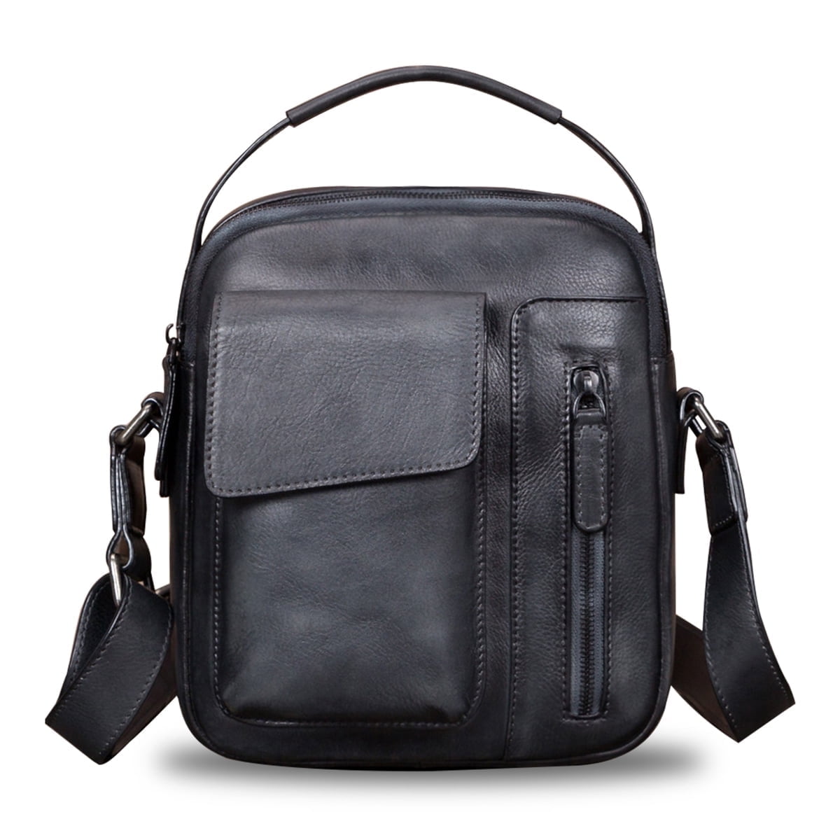 Genuine Leather Small Purses for Men Shoulder Bag Messenger Bag ...