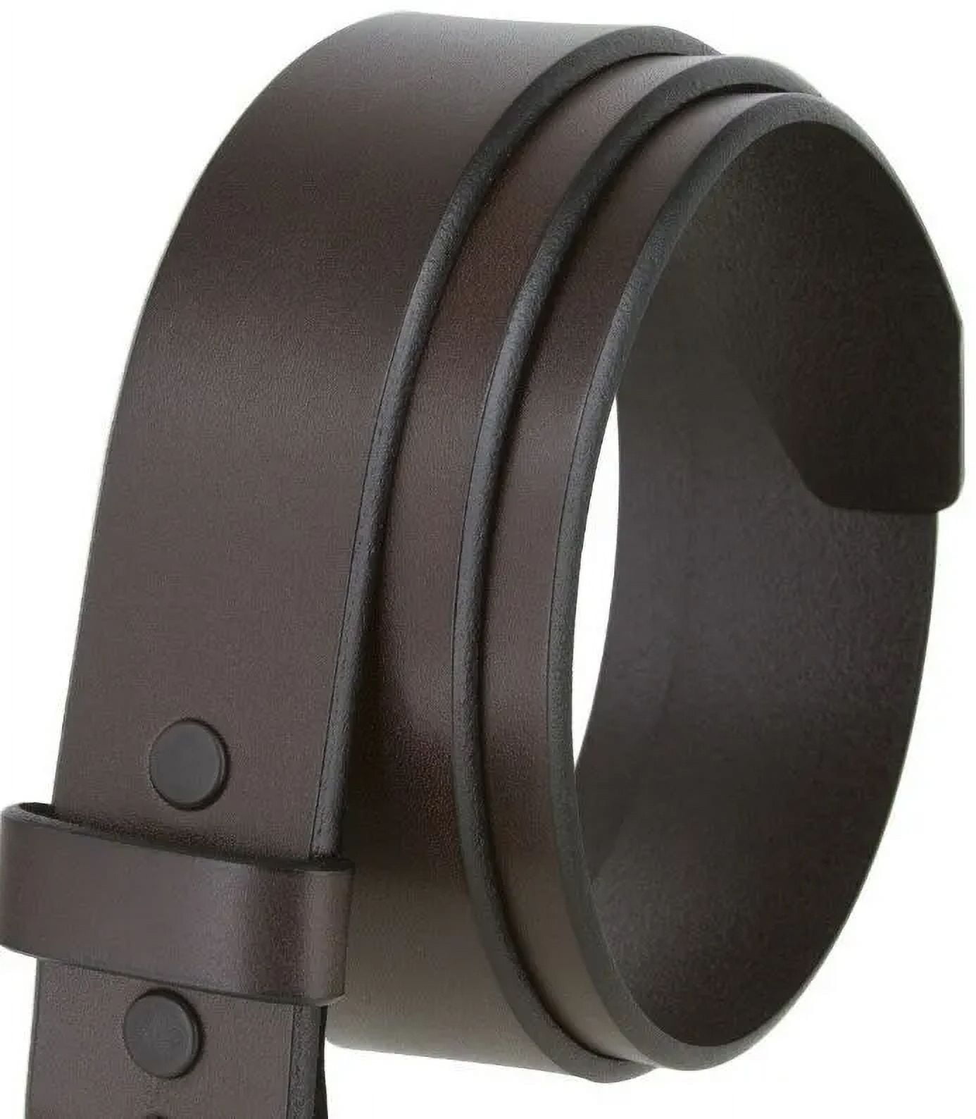 Genuine Leather Snap on Belt Strap, Heavy Duty, Durable, 1.75" Wide One ...
