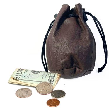 Eel Skin Large Double Coin Purse Change Wallet E 10 BIG - Walmart.com