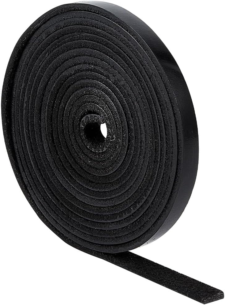 Genuine Leather String Black Full Grain Buffalo Leather Strips 2mm ...