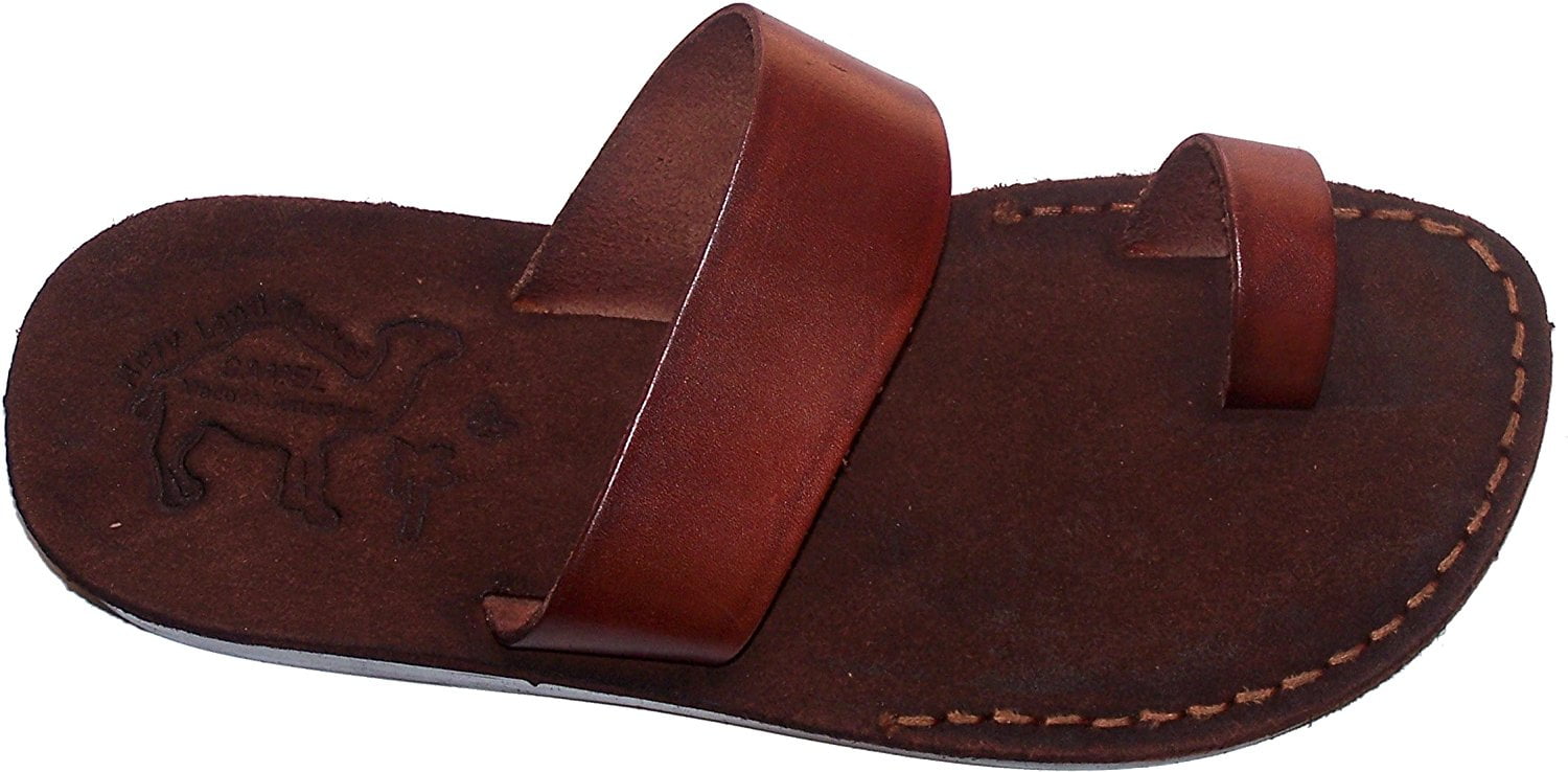 Genuine Leather / Suede Bottom Biblical Sandals (Jesus) Suede IV - Holy ...