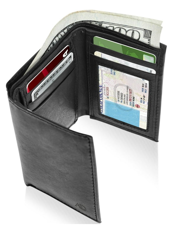 Men's Trifold Leather Wallets