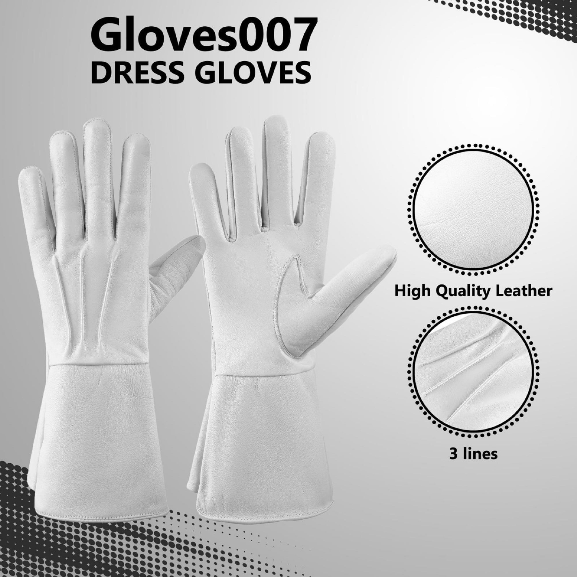 Genuine Leather Unlined Long Arm Cuff, Medieval Gauntlet Cosplay Gloves ...