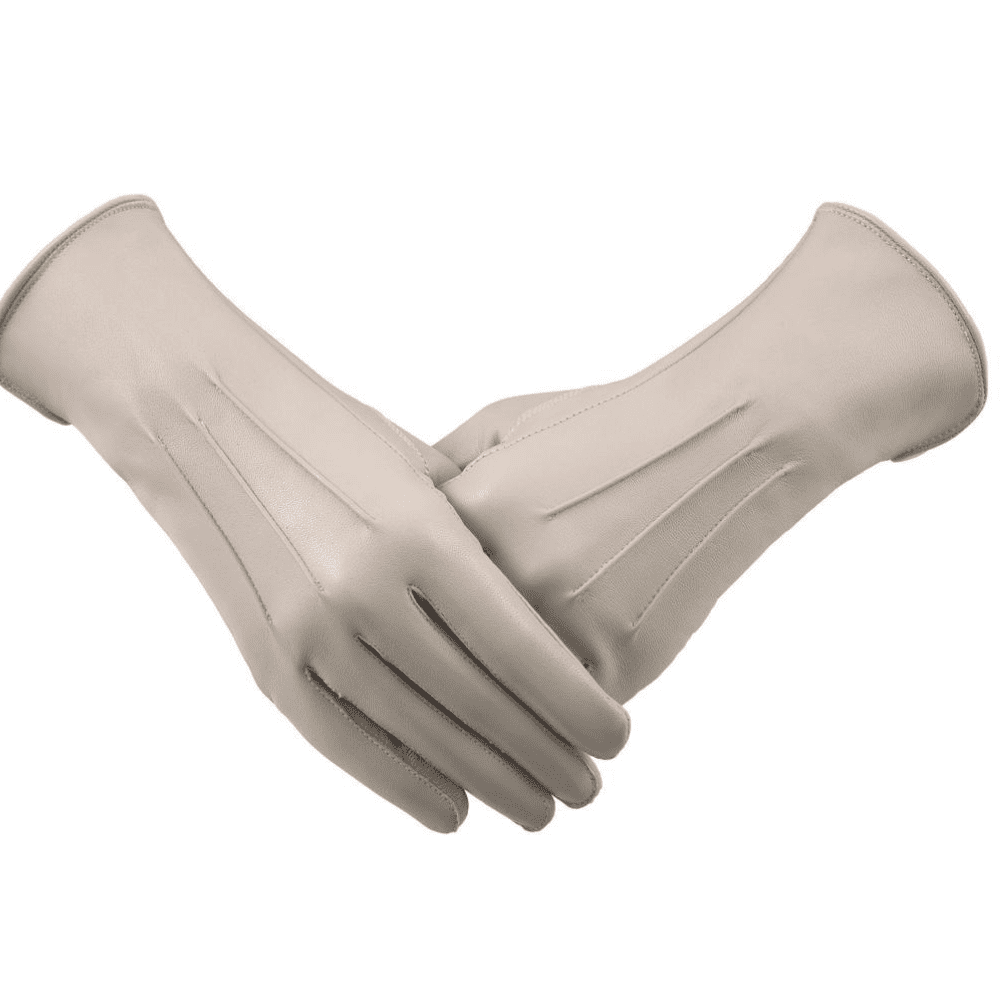 Genuine Leather Unlined Women Dress Gloves With Beautiful Standard ...