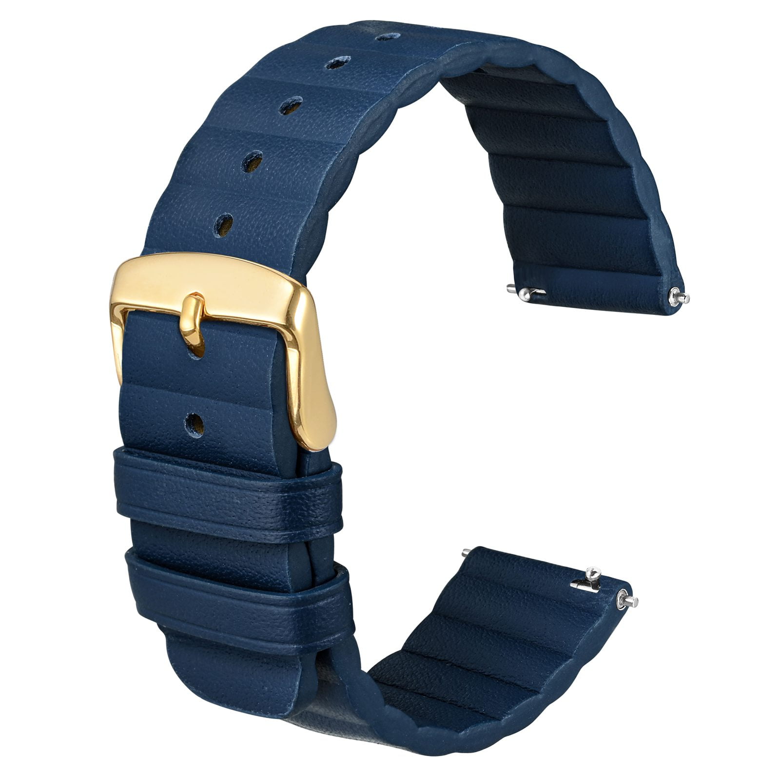 Genuine Leather Watch Band for Men and Women,22mm Quick Release Premium ...