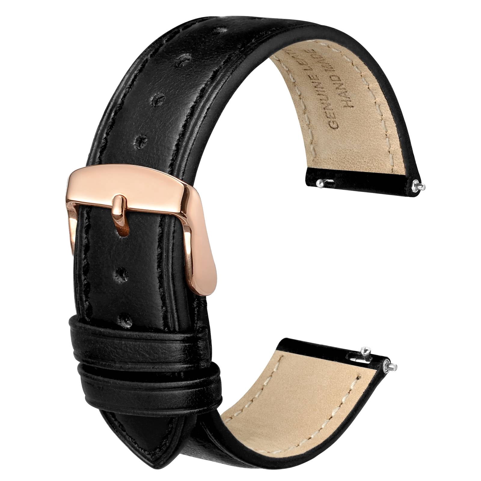 Genuine Leather Watch Bands Quick Release, Crazy Horse Leather Watch ...