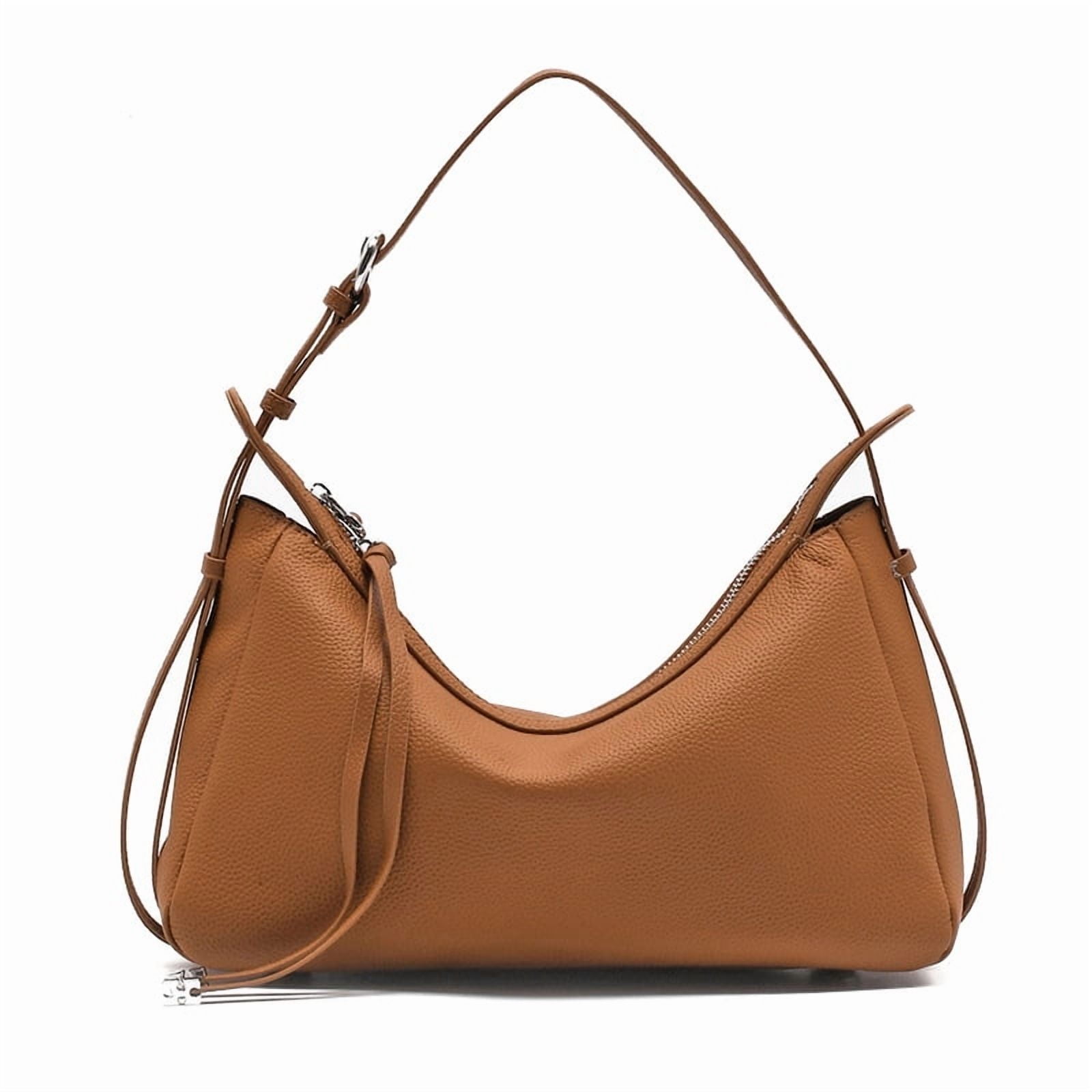 Genuine Leather Women's Shoulder Bag Top Layer Cowhide Crossbody Bag ...