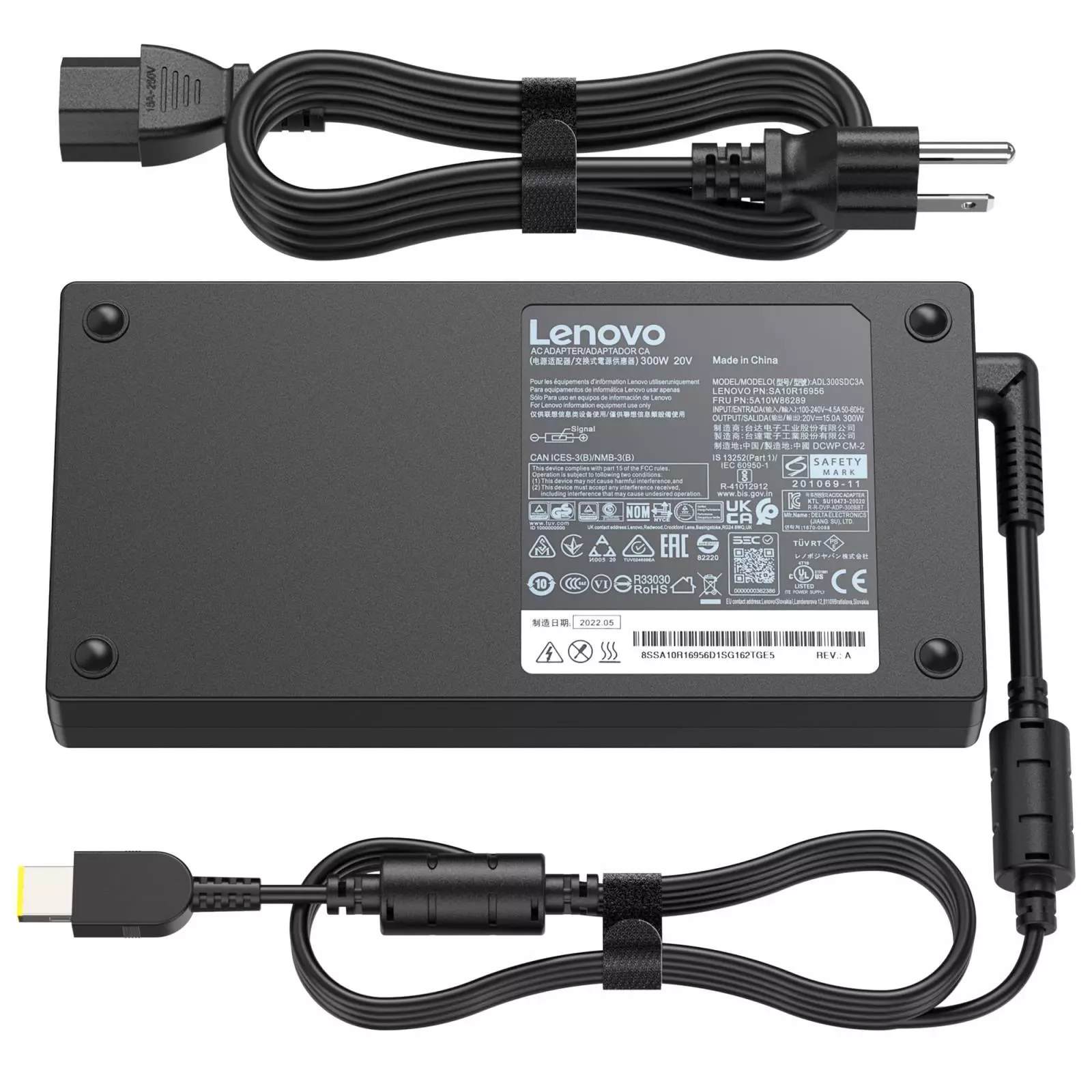 Pre-Owned Genuine Lenovo 300W 20V 15.0A AC Power Adapter / ADL300SDC3A ...
