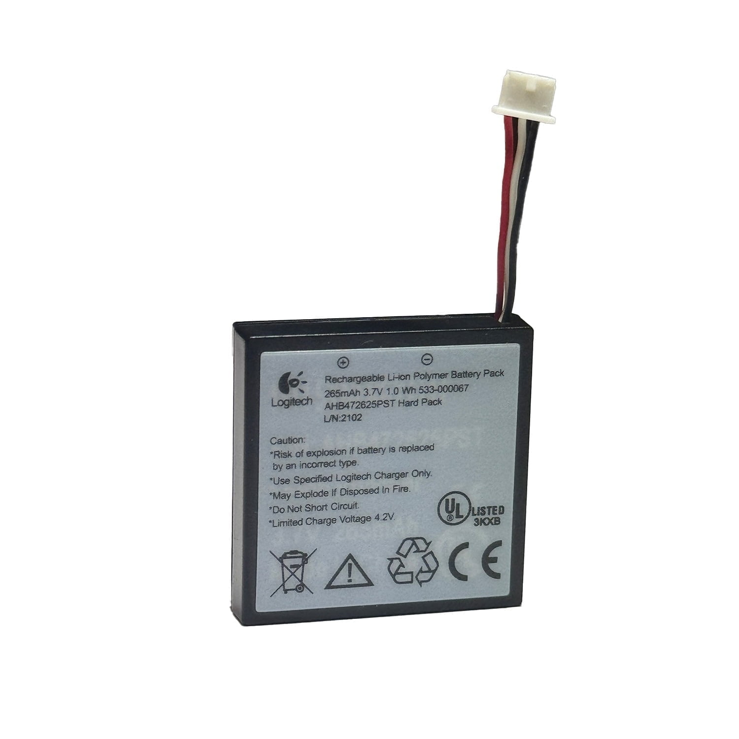 Genuine Logitech Replacement Battery 533-000067 for Logitech H800 ...