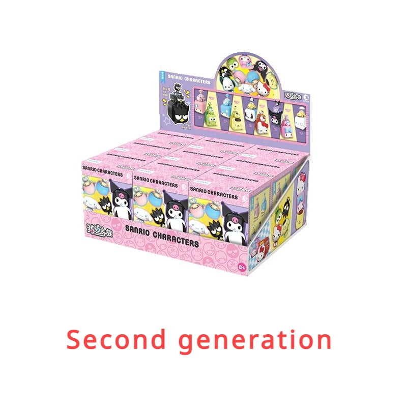 Genuine MINISO Sanrio Blind Box Car Toys Building Blocks Assembly Model ...