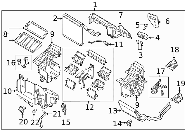 Genuine Mazda CX-5 Heater Temperature Sensor Evaporator (2017-2021) OE ...
