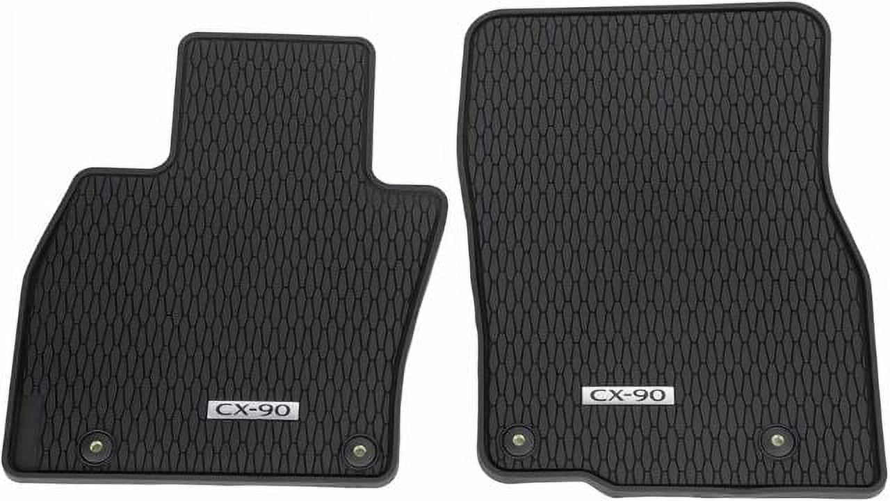 Genuine Mazda CX-90 All Weather Floor Mats Front Set (2024-2025) OE ...