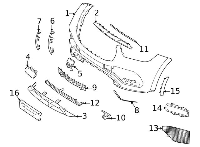 Genuine Mercedes-Benz Filler Trim Ornamental Molding (2020-2023) OE ...
