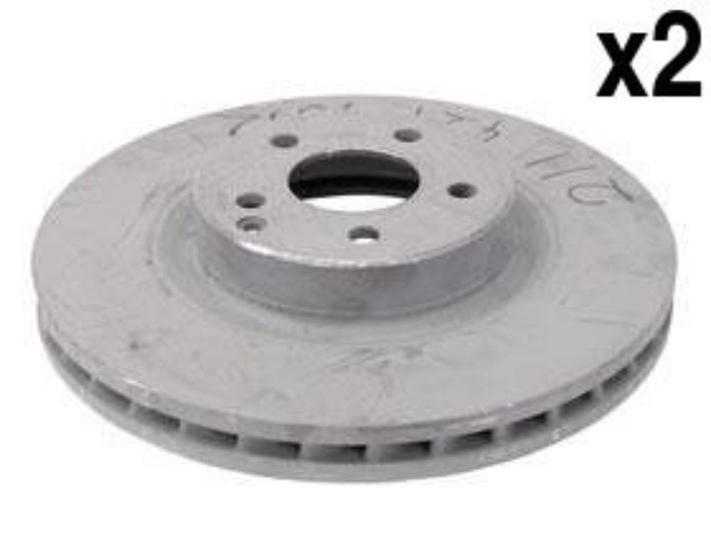 Genuine Mercedes-Benz Front Brake Disc (x2 Rotors) OEM (Left+Right ...