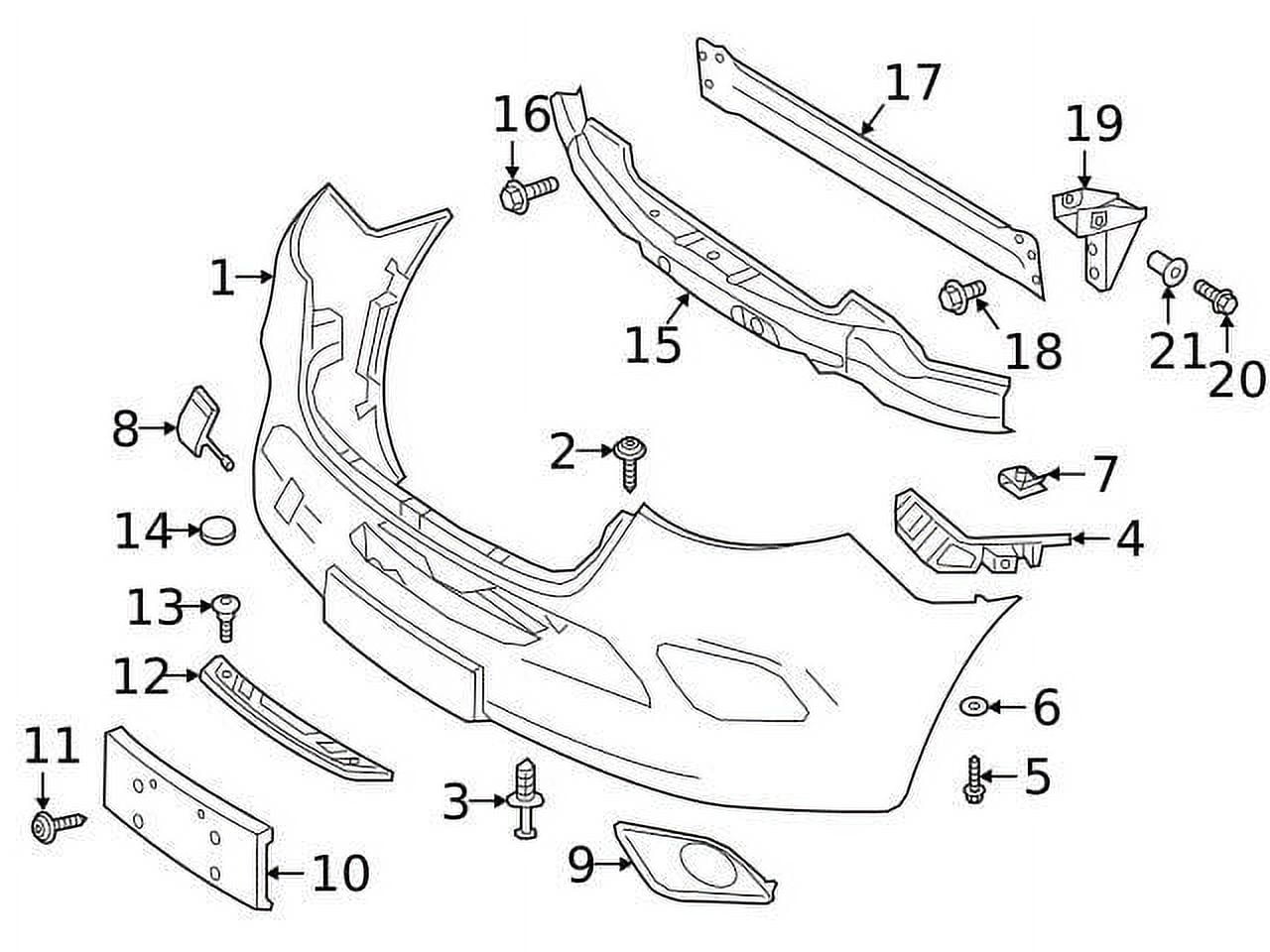 Genuine Mercedes-Benz Front Bumper Tow Hook Cover Cap (2019-2023 ...