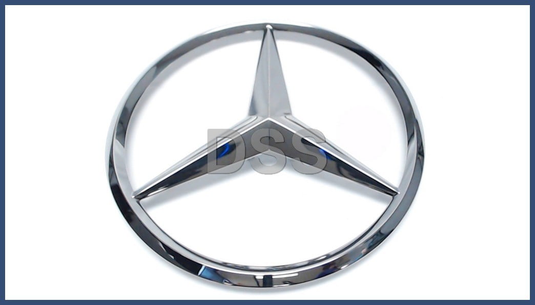 Genuine Mercedes-Benz Trunk Star Emblem Badge Chrome (2010-2016) OE ...