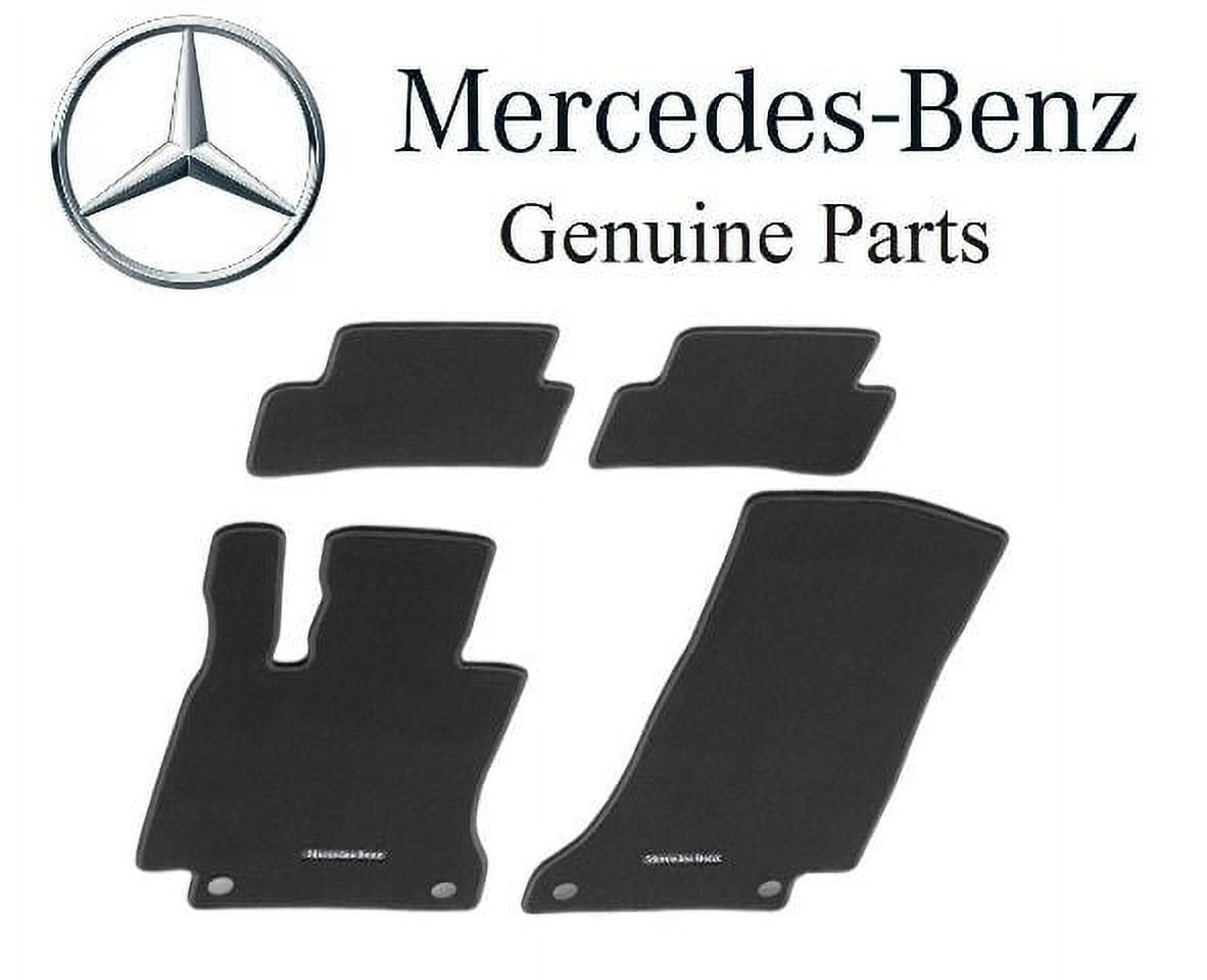 Genuine Mercedes Carpeted Floor Mats E-Class Sedan (10-16) Black Set ...