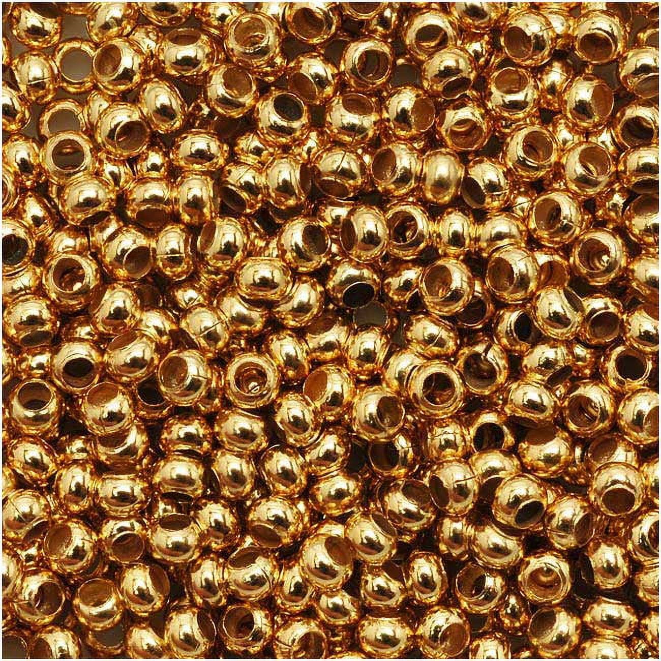 Genuine Metal Seed Beads 11/0 24KT Gold Plated 15 Grams - Walmart.com