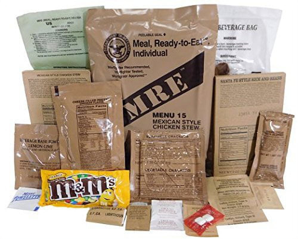 Genuine Military MRE Meal MMF7 with Inspection Date September 2017 or ...