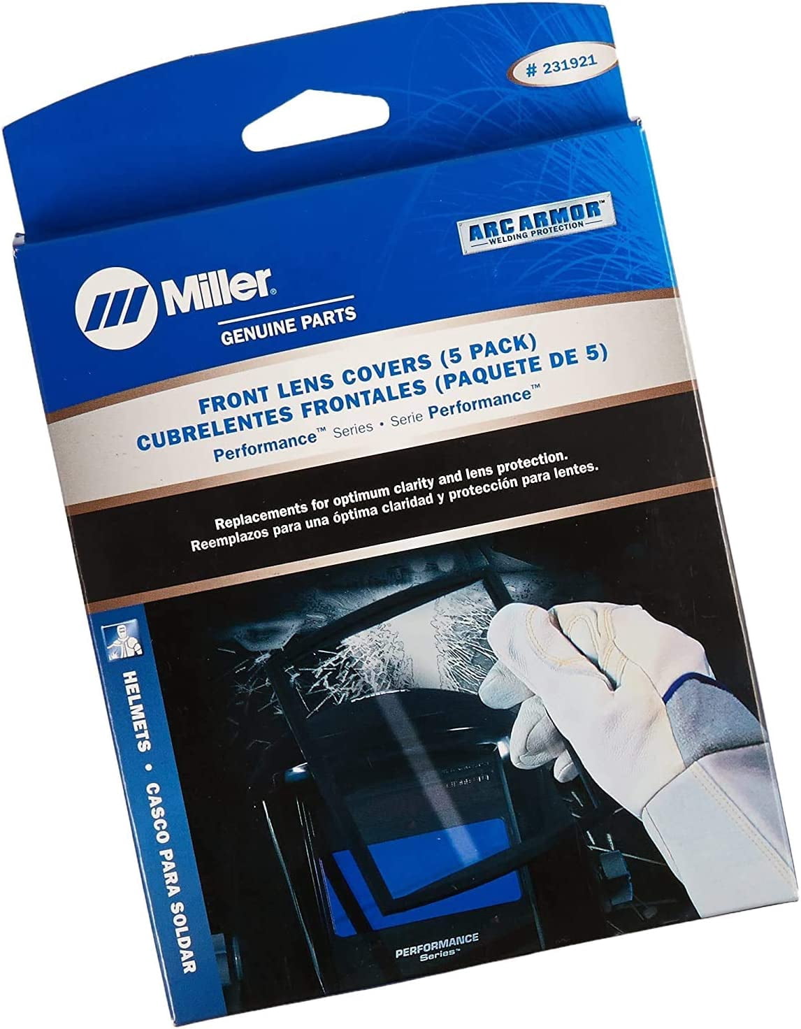 Genuine Miller Front Lens Cover, 4-1/2 x 5 in, Pk5 231921 - Walmart.com