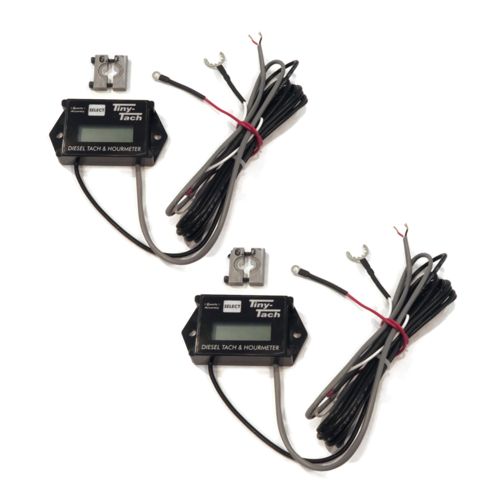 OEM | (2 Pack) Diesel Engine Tiny-Tach Hour Meter Tachometer w/ 6mm ...