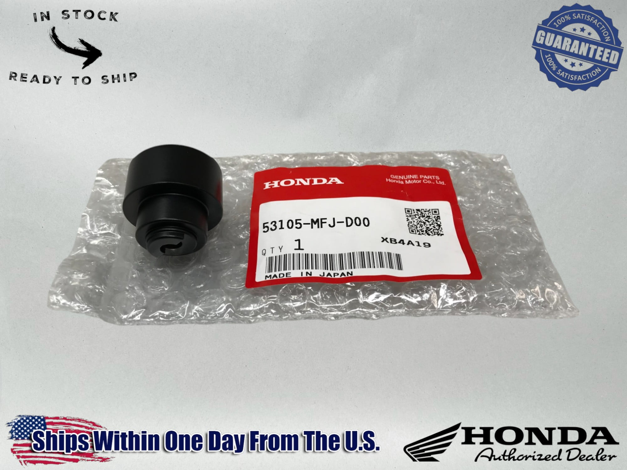 Genuine OEM Handlebar Weight End Balancer 53105-MFJ-D00 - Walmart.com