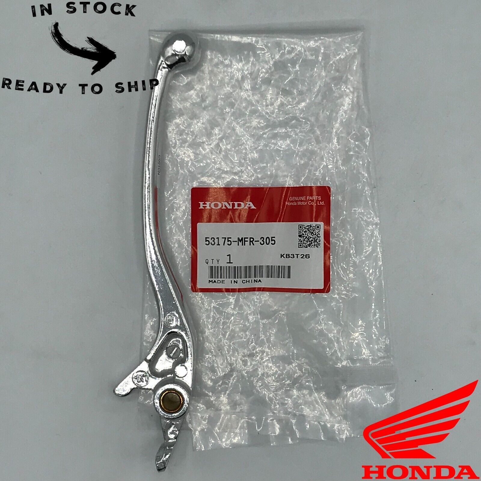 Genuine OEM Honda Front Brake Lever 53175-MFR-305 - Walmart Business ...