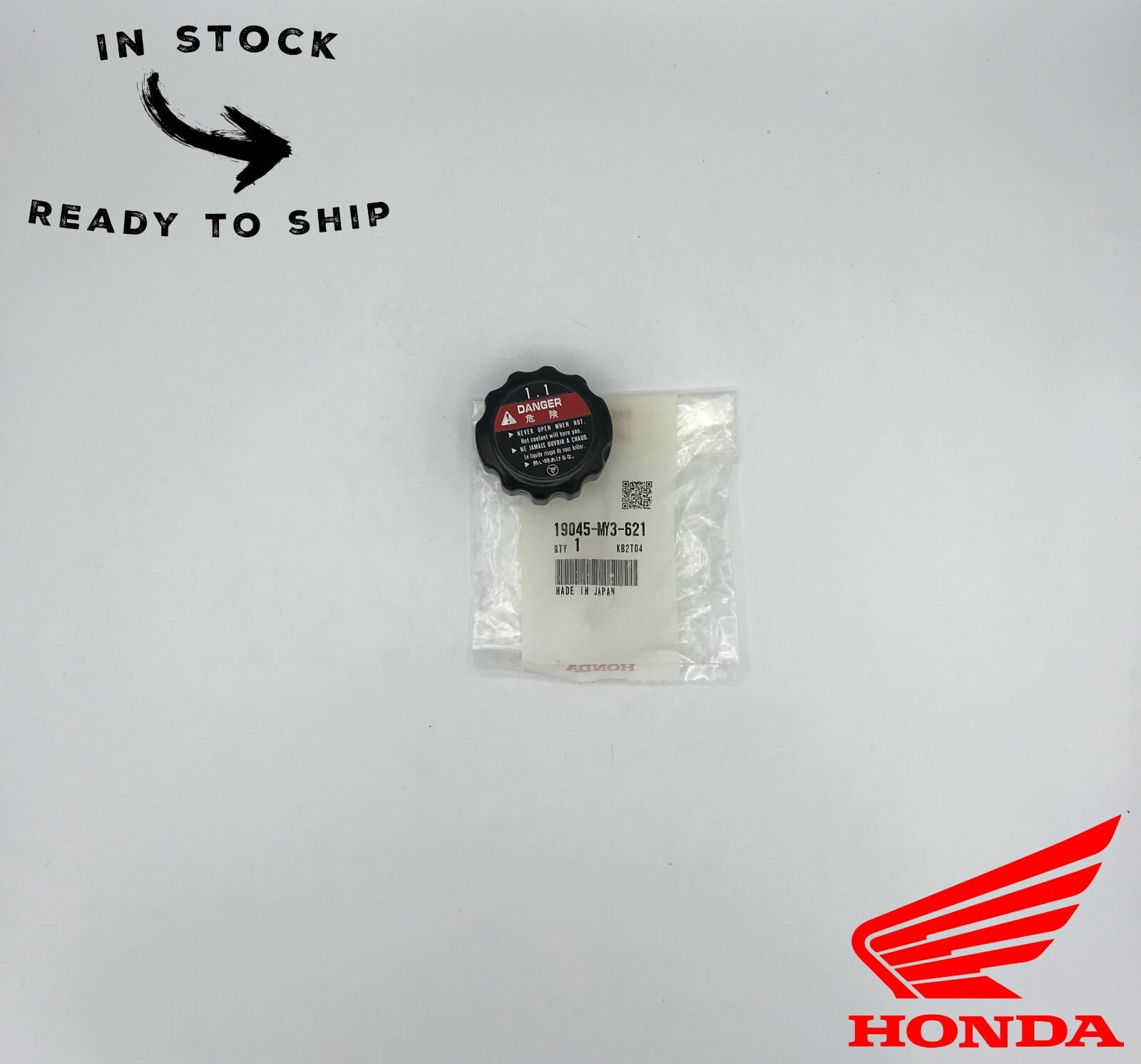 Genuine OEM Honda Radiator Cap 19045-MY3-621 - Walmart.com