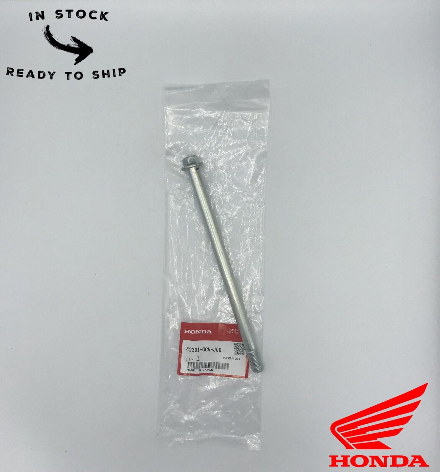 Genuine OEM Honda Rear Axle Bolt 42301-GCV-J00 - Walmart.com