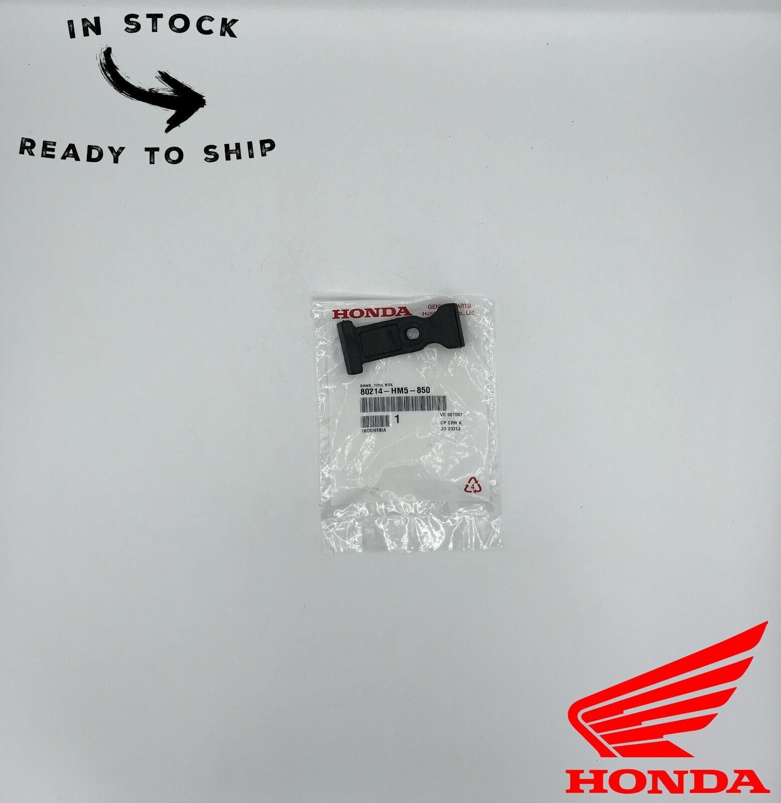 Genuine OEM Honda Rear Tool Box Rubber Band Latch 80214-HM5-850 ...