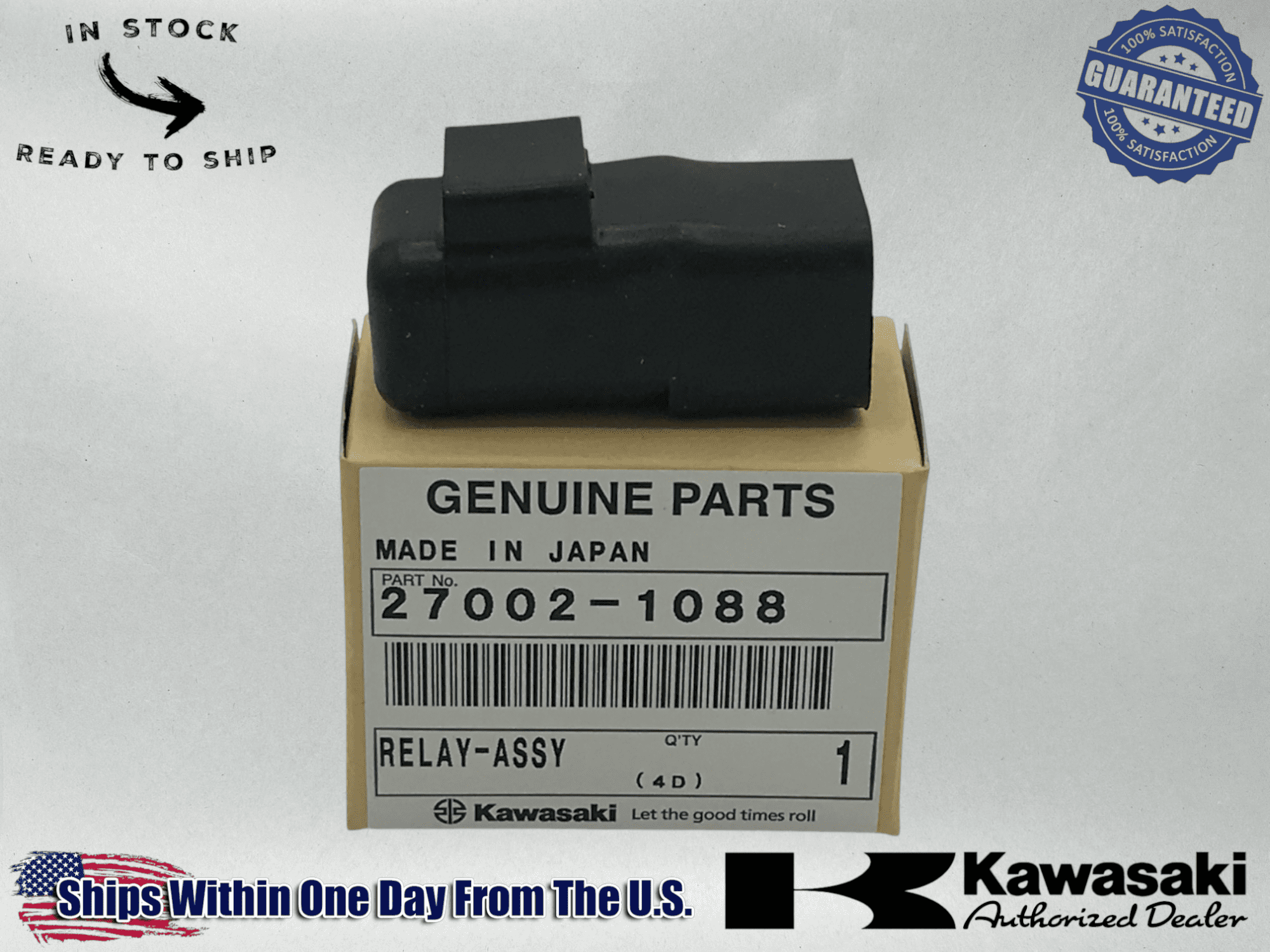 Genuine OEM Kawasaki Relay Assembly 27002-1088 - Walmart.com