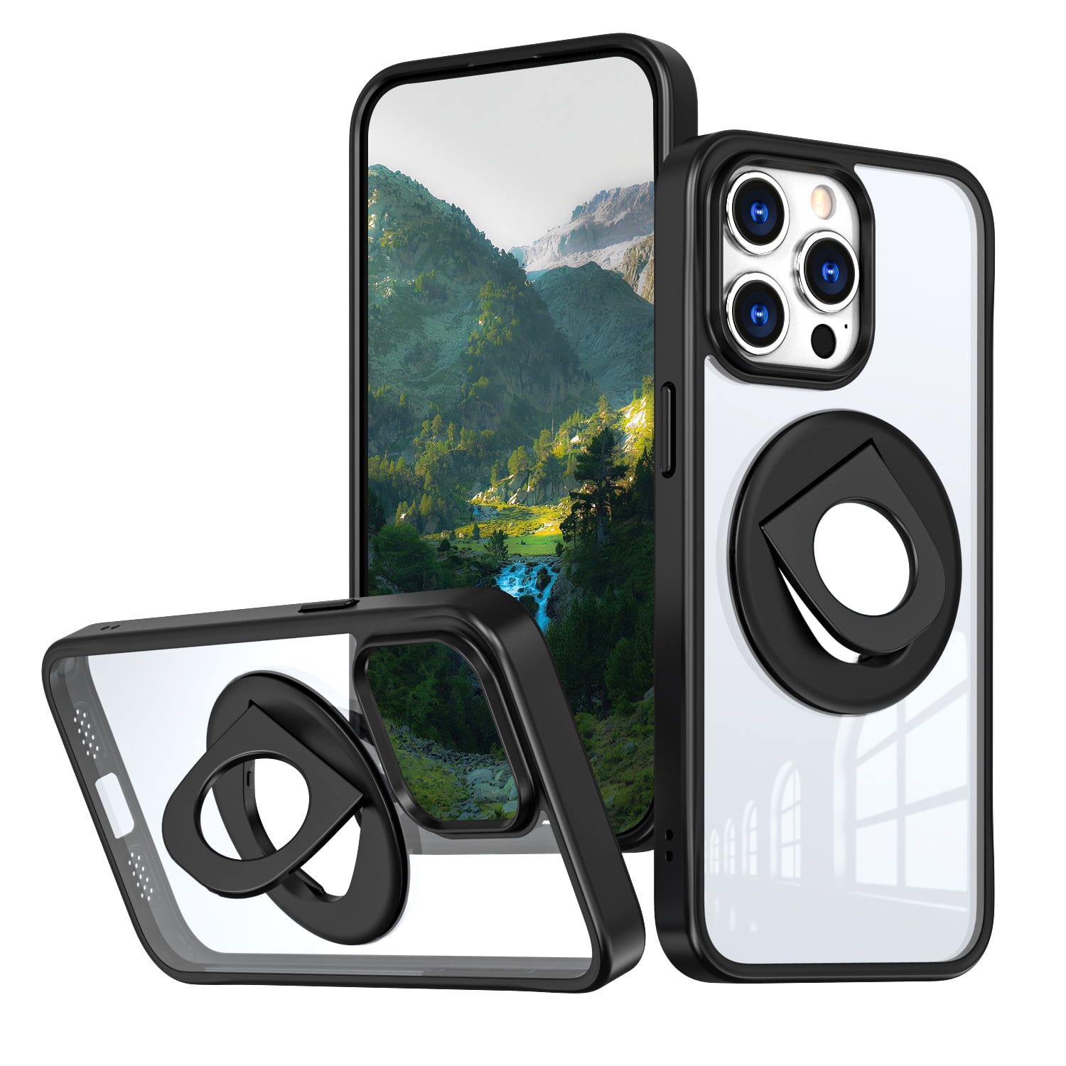 Genuine Official Magnetic 360° Rotate Ring Stand for iPhone 12 Pro/12 ...