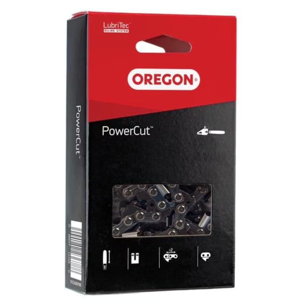 Genuine Oregon 72EXJ093G Powercut 3/8" Skip Tooth Saw Chain 93 Links 28 ...