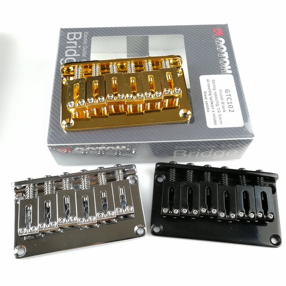 Genuine Original GOTOH GTC102 Electric Guitar Fixed Bridge With Steel ...