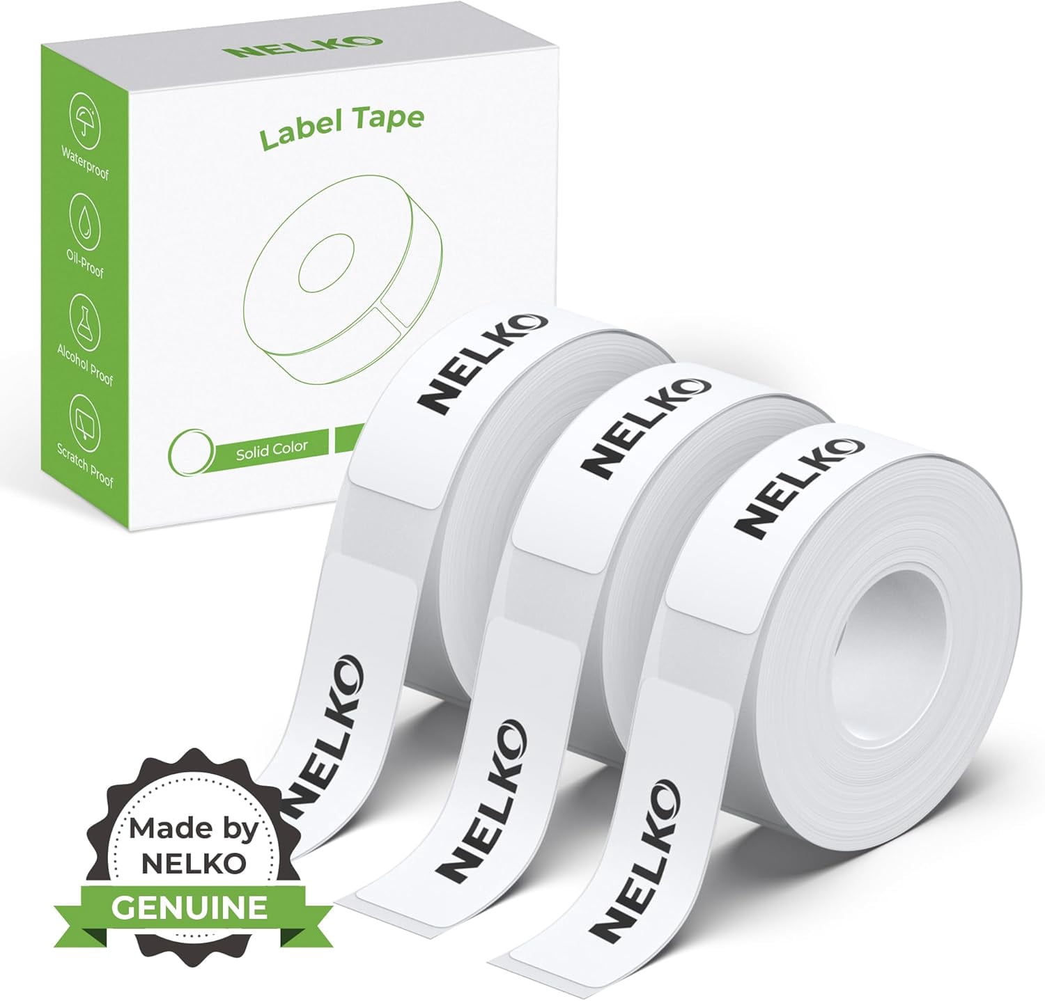 Genuine P21 Label Maker Tape, Adapted Label Print Paper, 14x40mm (0.55 ...
