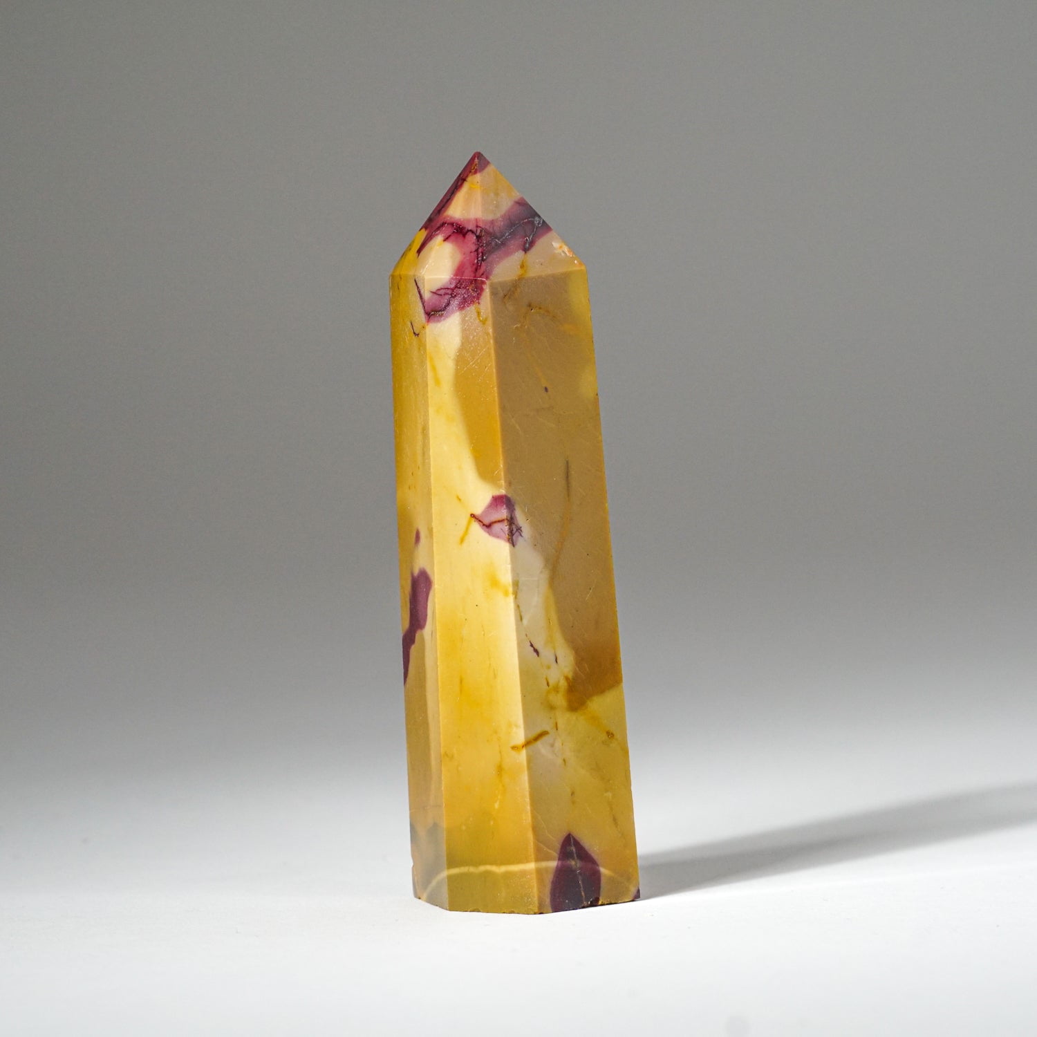 Genuine Polished Mookaite Point from Madagascar (110 grams) - Walmart.com