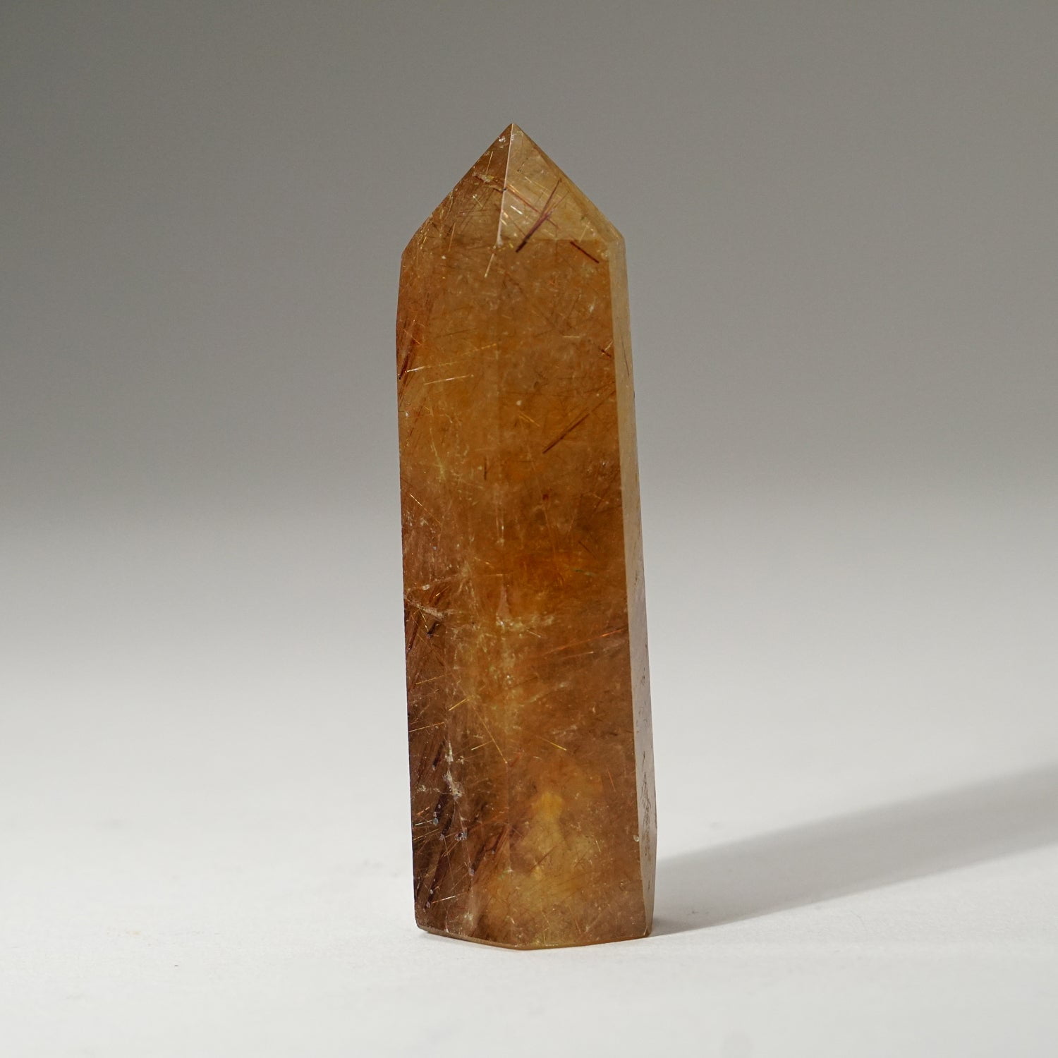 Genuine Polished Red Rutilated Quartz Point from Brazil (71.3 grams ...