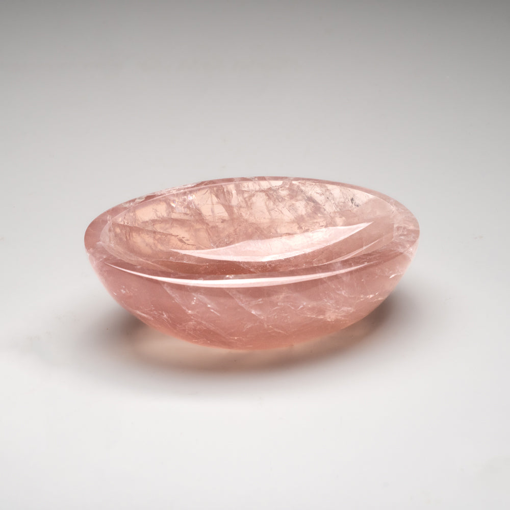 Genuine Polished Rose Quartz Dish (1.3 lbs) - Walmart.com