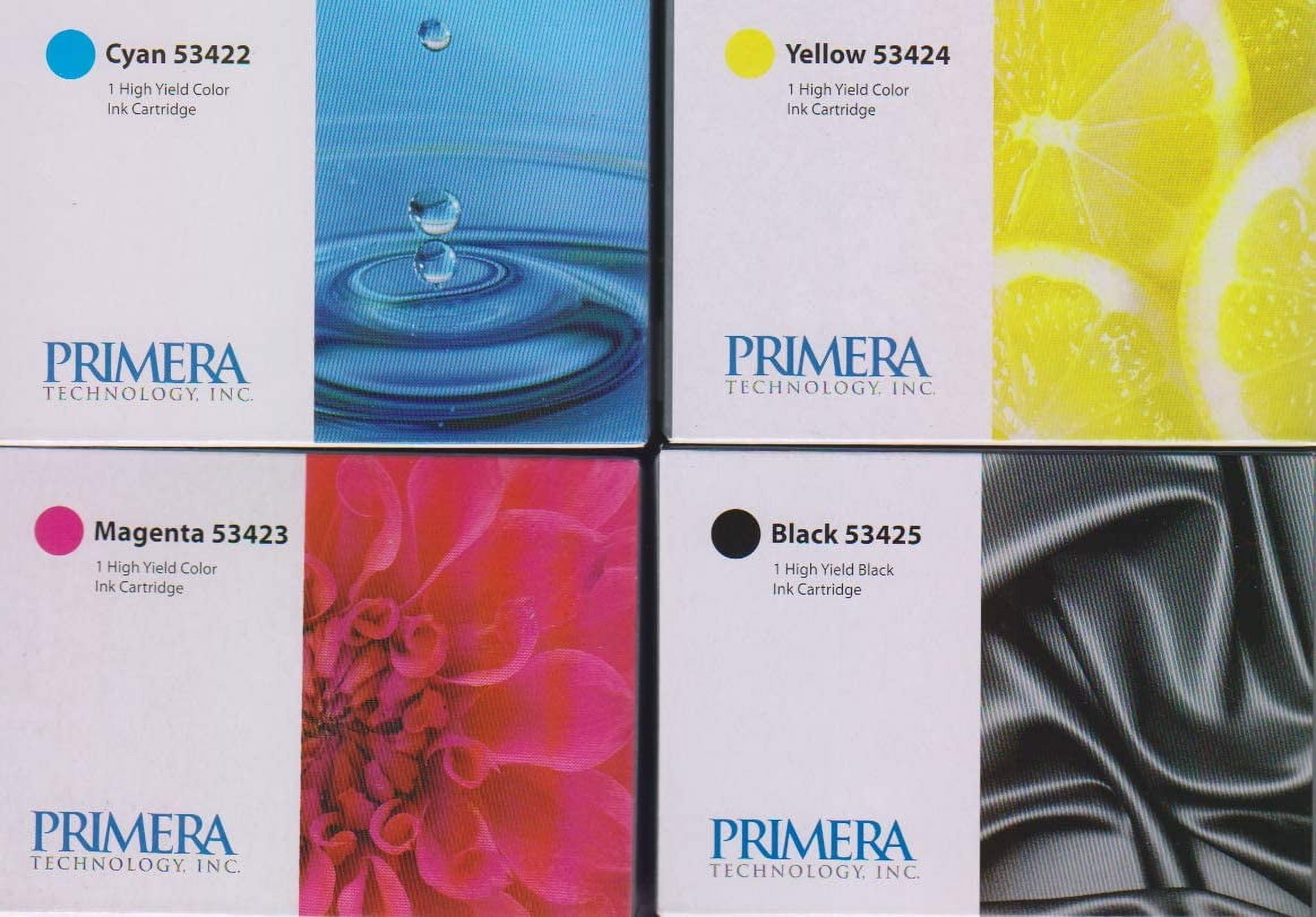 Genuine Primera Label Printer LX900 Cartridge Kit Cyan Magenta Yellow ...