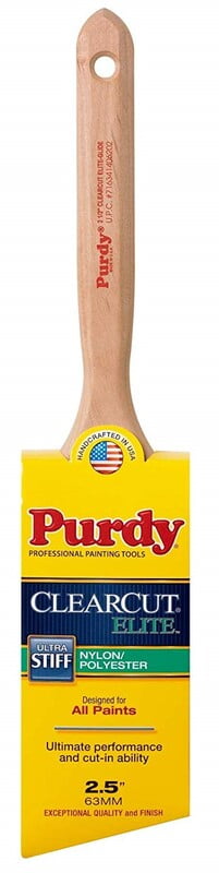 Genuine Purdy Clearcut Elite Angular Pip Angular 2-1/2" Paint Brush ...